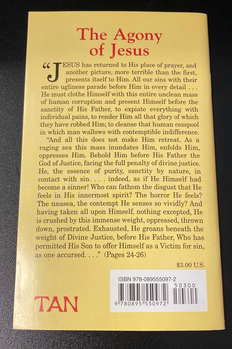 Padre Pio Booklet | Agony of Jesus, Garden of Gethsemane - Etsy