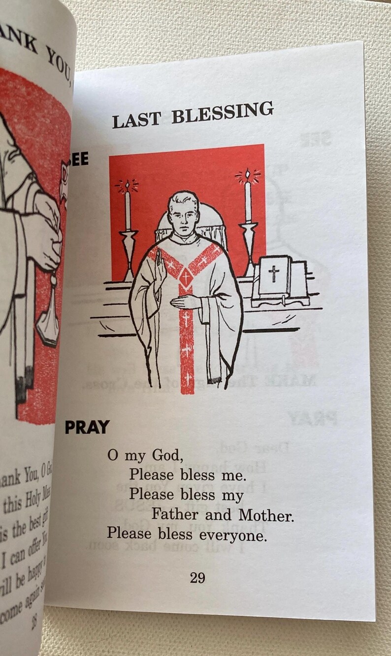 My See and Pray Missal Booklet | Catholic Children's Mass Book (TAN ...