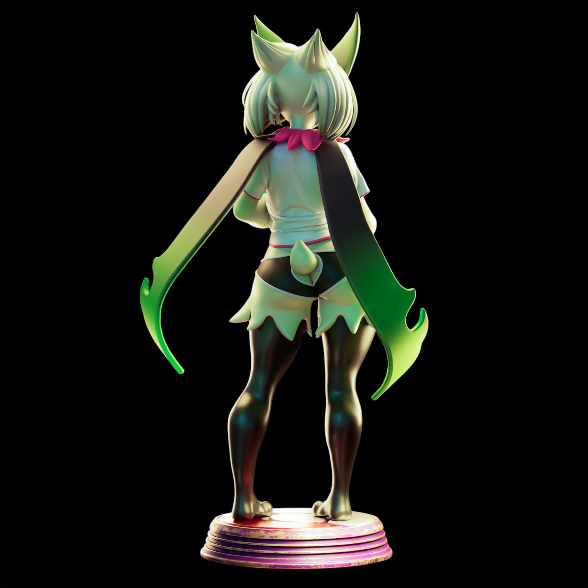 Handmade Meowscarada Resin Statue: 3D Painted Figure - Etsy