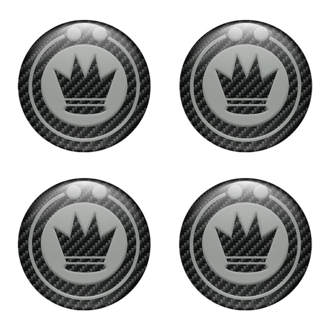 Konig Tuning Wheel Center Cap Decals - Epoxy Emblem Stickers (Set of 4 ...