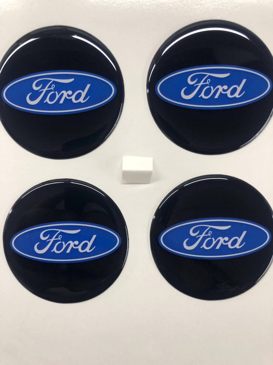 Epoxy Wheel Center Cap Decals: Custom Handmade Badge Rim Emblems (set ...