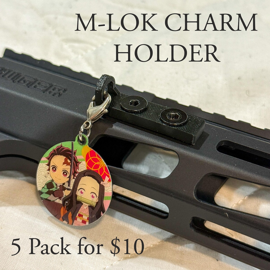 M-LOK Charm Holder 5-pack: Accessory Mount for Rifle/airsoft - Etsy