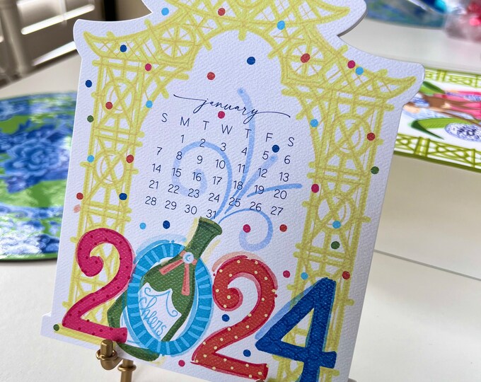 2024 Tom Tom & Co Pagoda Monthly Calendar - Etsy