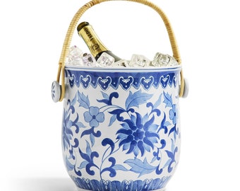 Blue Ice Bucket | Etsy