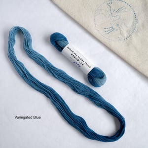 Sashiko Thread Indigo Natural Dyed Hand-dyed Cotton Thread Japanese ...