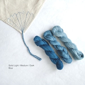 Sashiko Thread Indigo Natural Dyed Hand-dyed Cotton Thread Japanese ...