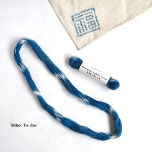 Sashiko Thread Indigo Natural Dyed Hand-dyed Cotton Thread Japanese ...