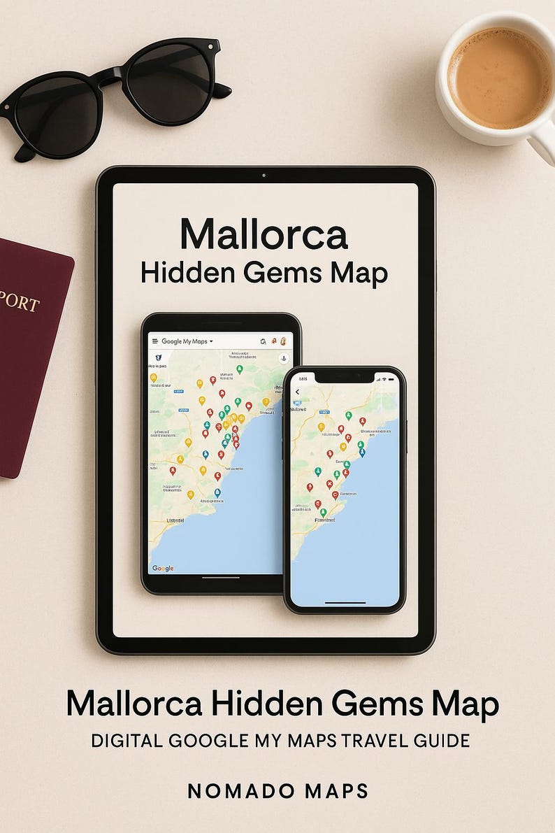 Mallorca Hidden Gems Map | Digital Google My Maps Travel Guide ...