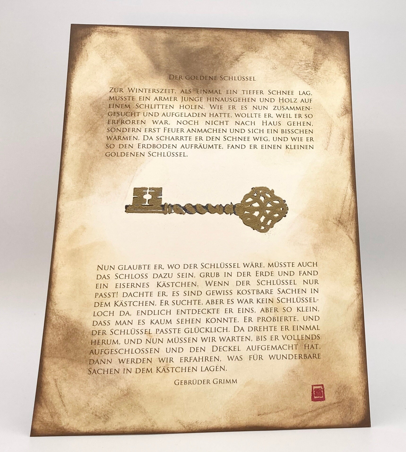 Grimm Brothers: the Golden Key (der Goldene Schlüssel) - Illustration ...