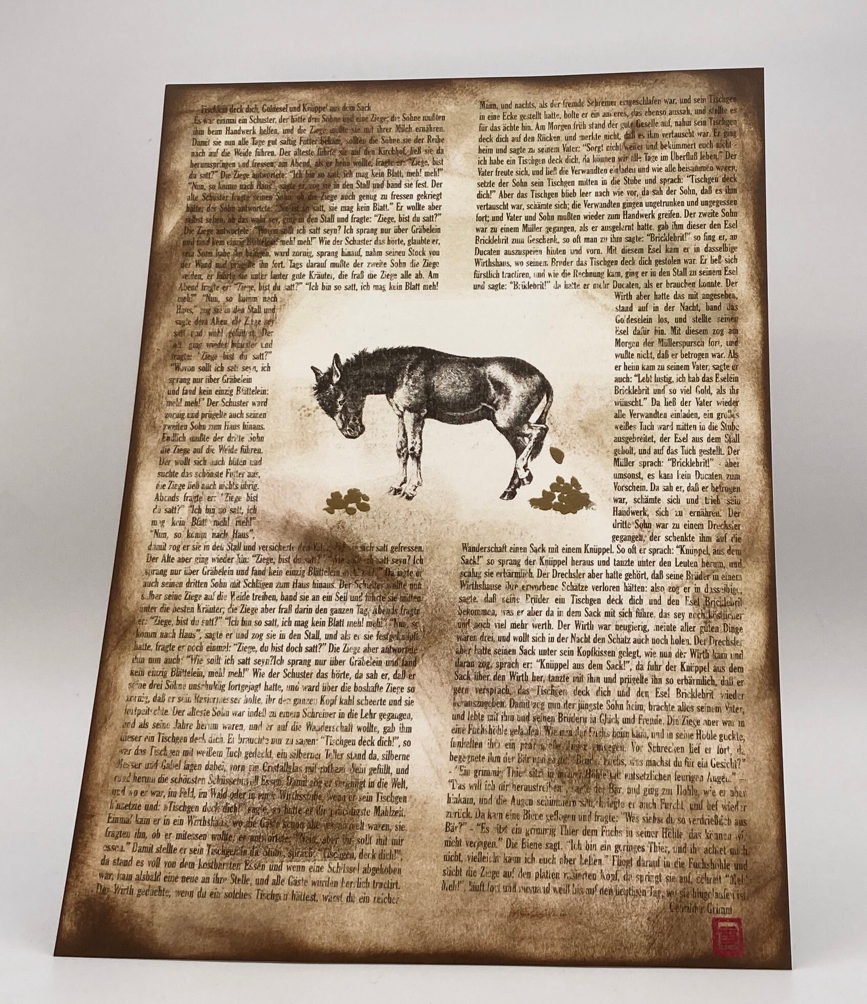 Grimm Brothers: Table-be-set, Gold-donkey, and Cudgel-out-of-the-sack ...