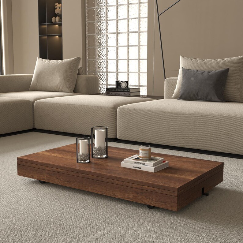 Zen Extendable Convertible Coffee to Dining Table-7 Different ...