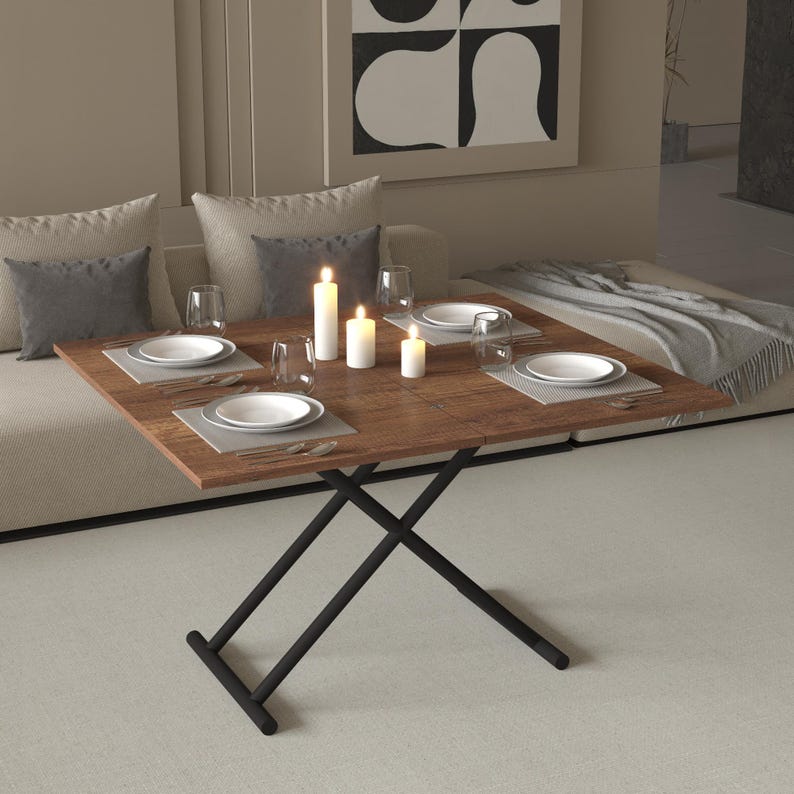 Zen Extendable Convertible Coffee to Dining Table-7 Different ...