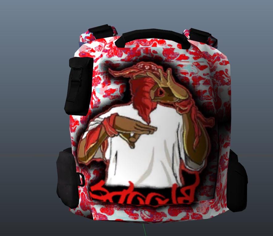 Fivem Vest Model - Bloods - Etsy