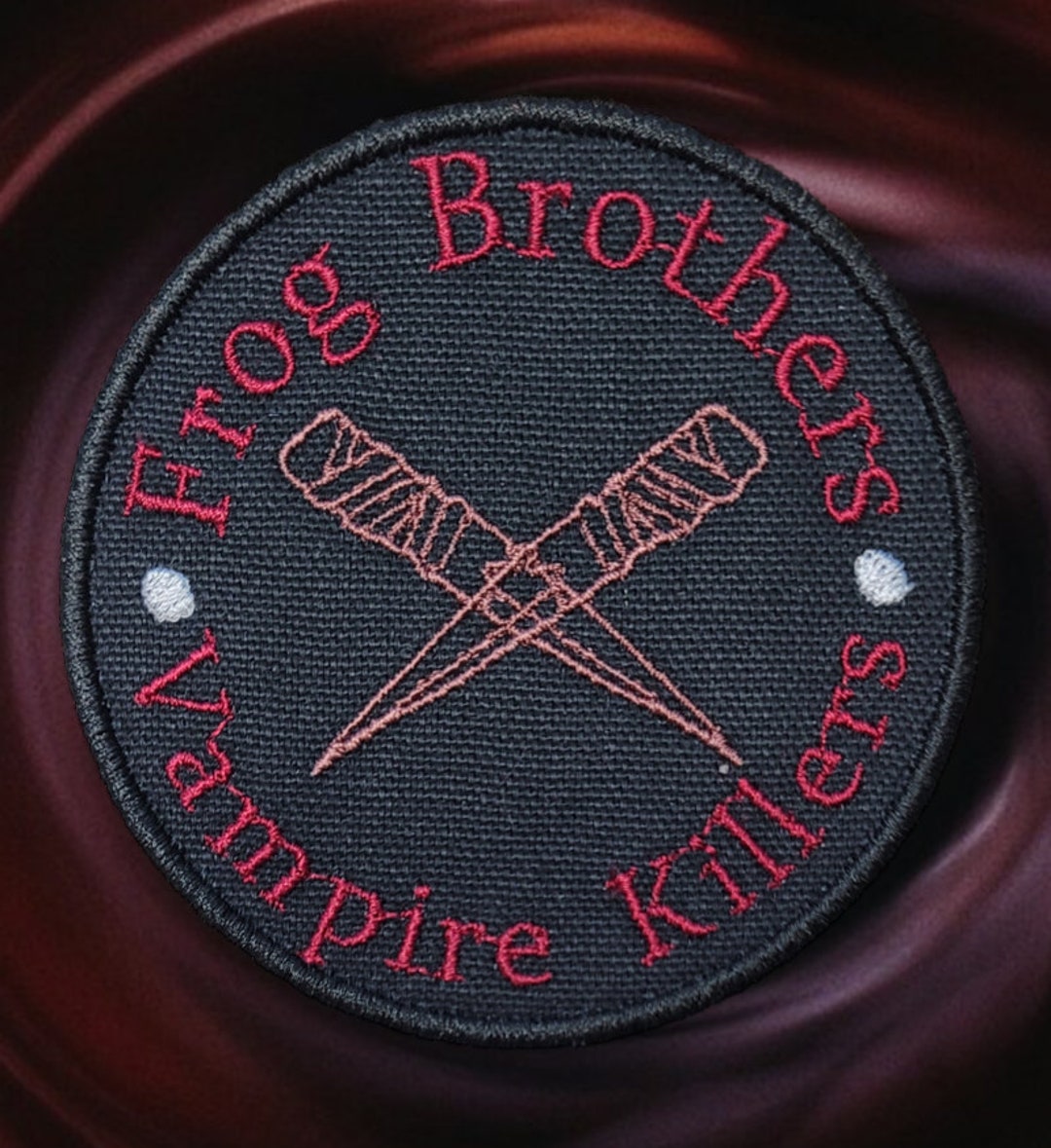 Frog Brothers Vampire Embroidered Patch - Etsy