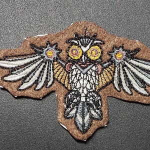 Owl Patch,steampunk Owl Patch - Etsy