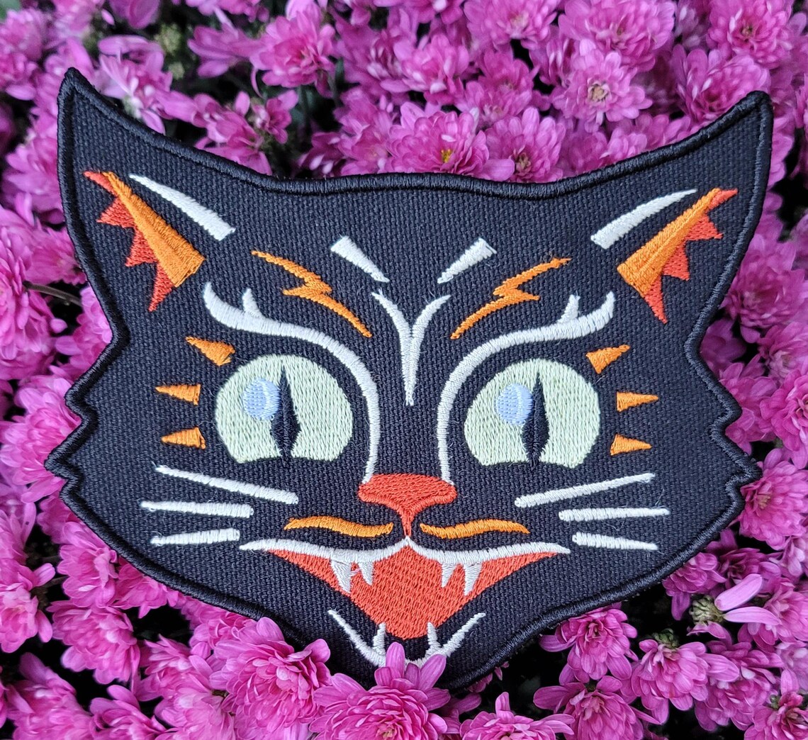 Scaredy Cat Patch - Etsy