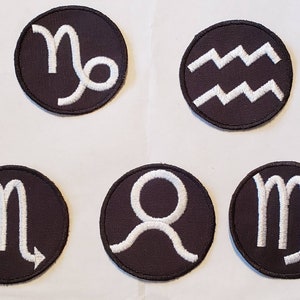 Zodiac Sign Patch - Etsy