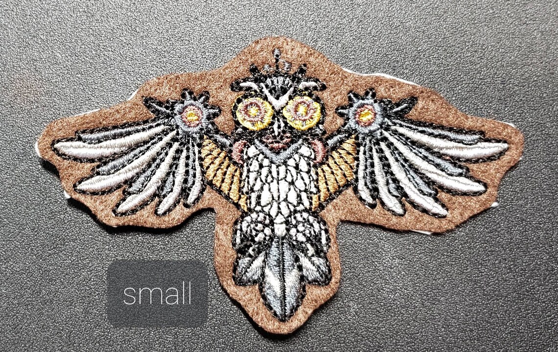 Owl Patchsteampunk Owl Patch | Etsy