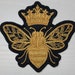 Queen Bee Embroidered Patch - Etsy