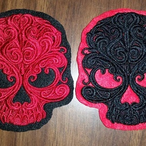 Gothic Skull Patch,skeleton,baroque - Etsy