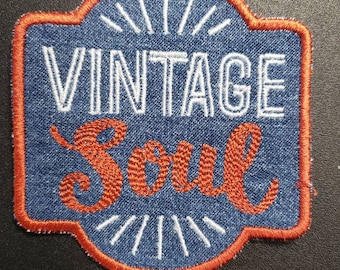 Vintage Iron on 1970's Embroidered Soul Patch no Pun Intended - Etsy