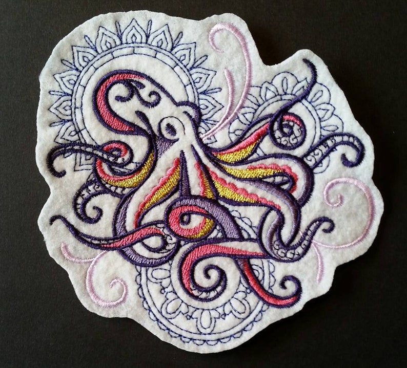Octopus Patch - Etsy