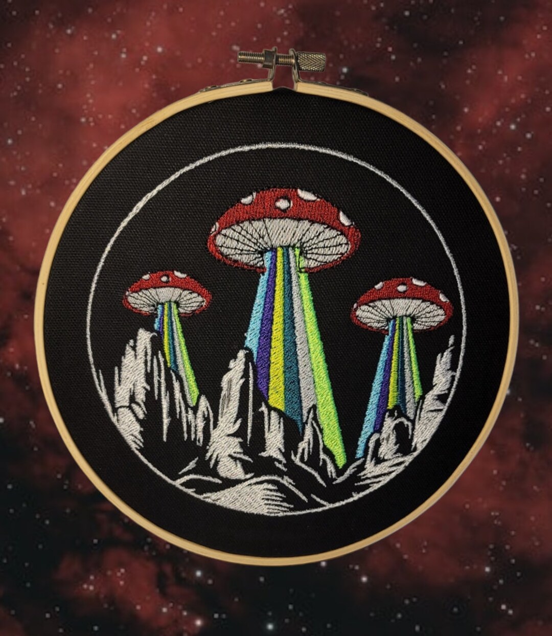 Mushroom Aliens Art - Etsy