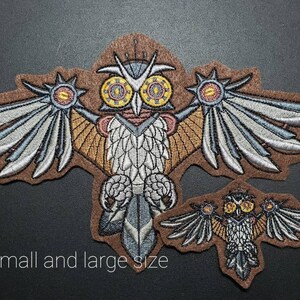 Owl Patch,steampunk Owl Patch - Etsy