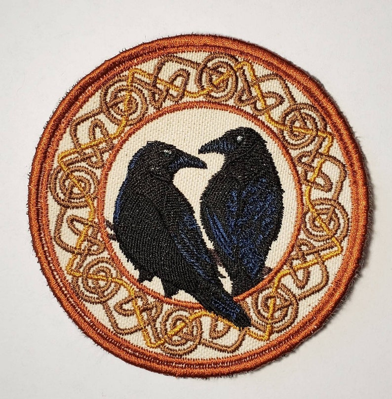 Huginn and Muninn Patch | Etsy