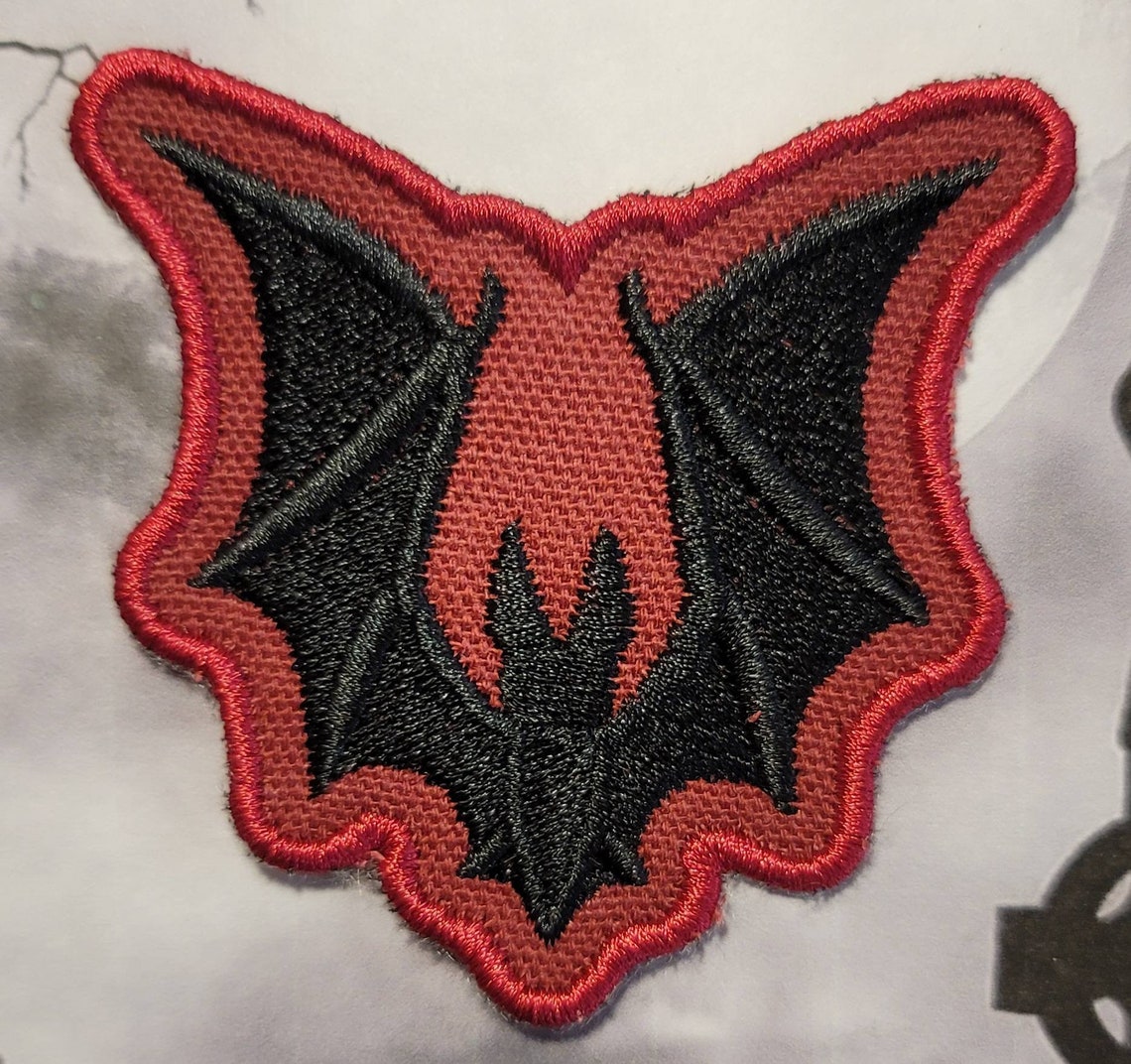 Bat Patch, Embroidered - Etsy