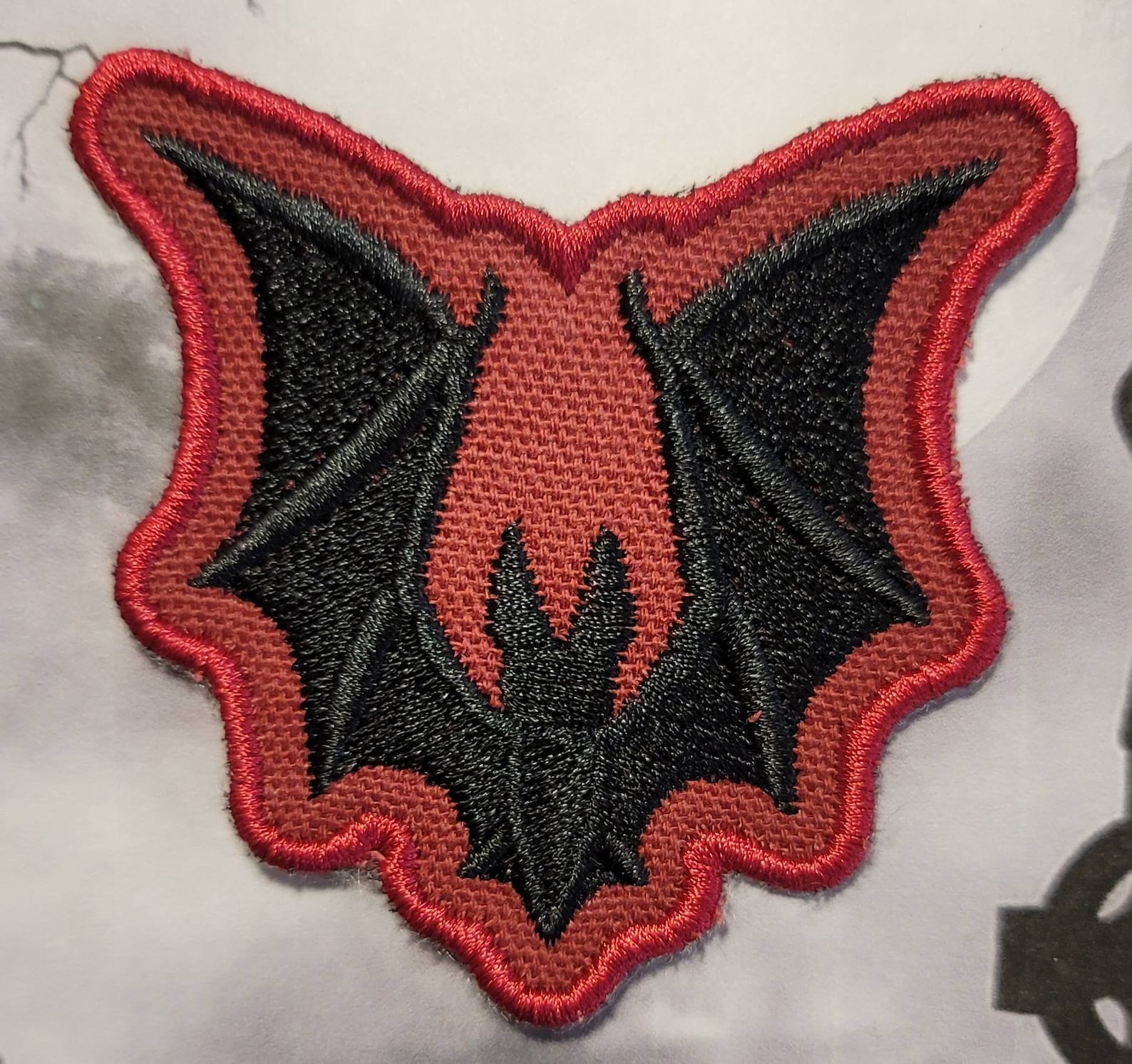 Bat Patch Embroidered - Etsy