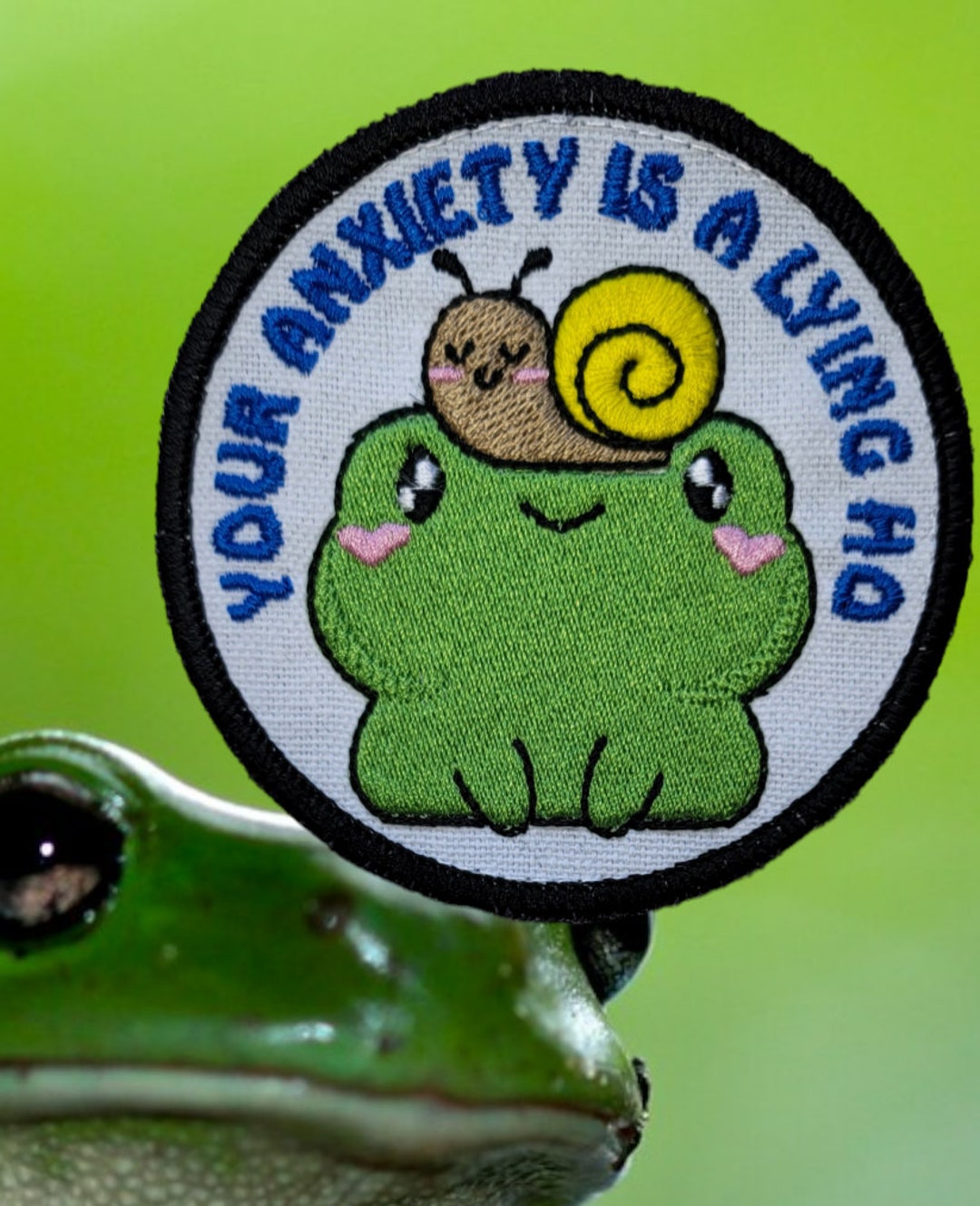 Anxiety Embroidered Patch - Etsy