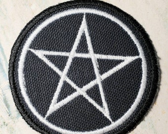 2 INCH Yellow Pentagram Patch Star Satan Symbol Embroidered - Etsy