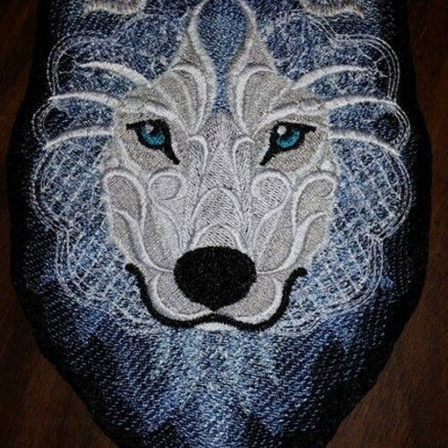 Wolf Patch Embroidered - Etsy