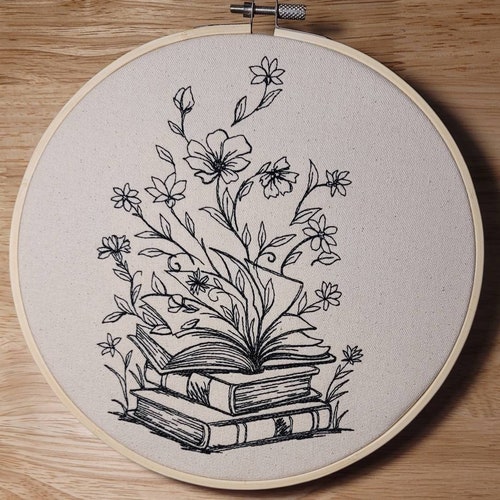 Book Hoop Art - Etsy