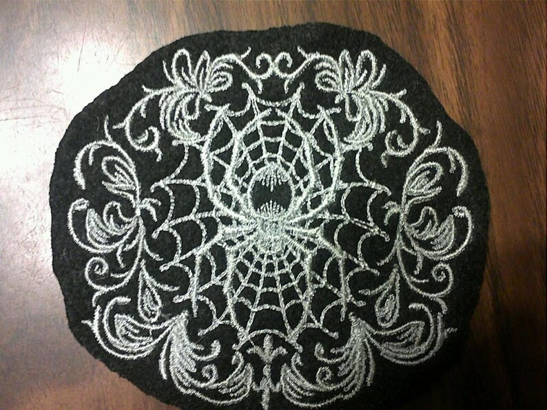 Spider Web Patch - Etsy
