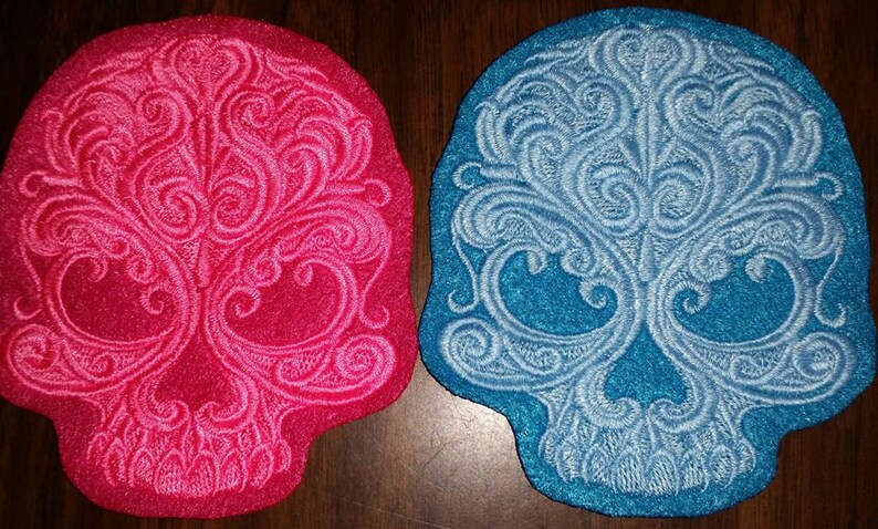 Gothic Skull Patchskeletonbaroque - Etsy