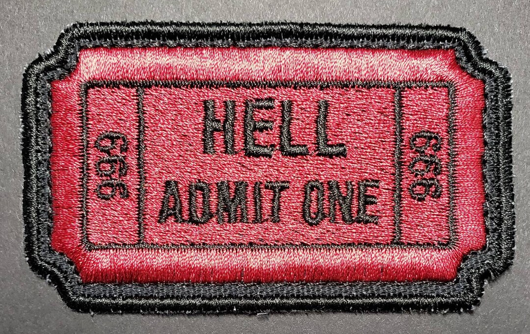 Ticket to Hell Patch - Etsy