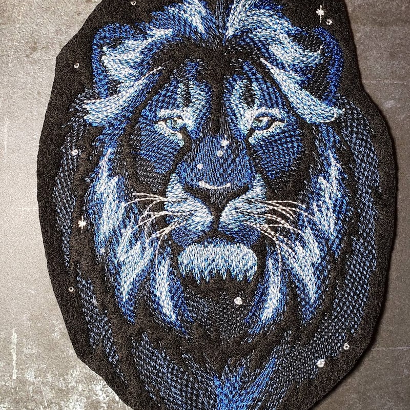 Lion Patch - Etsy