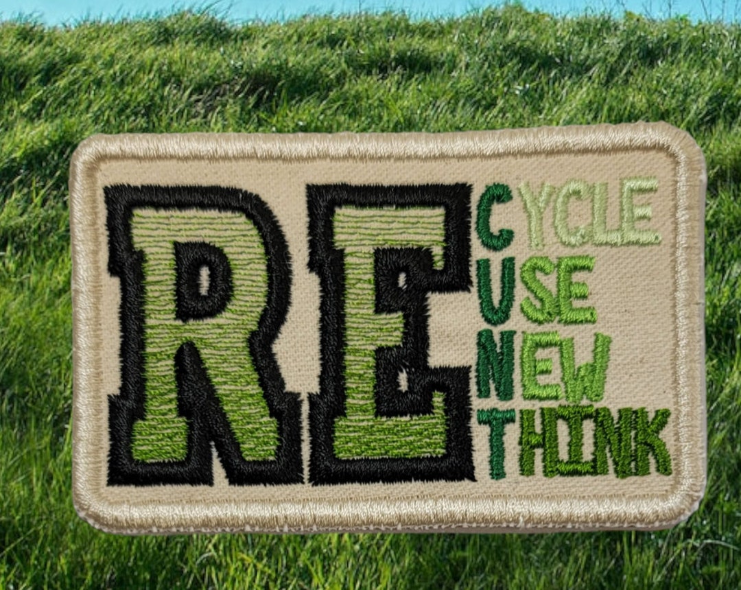 Recycle Patch - Etsy