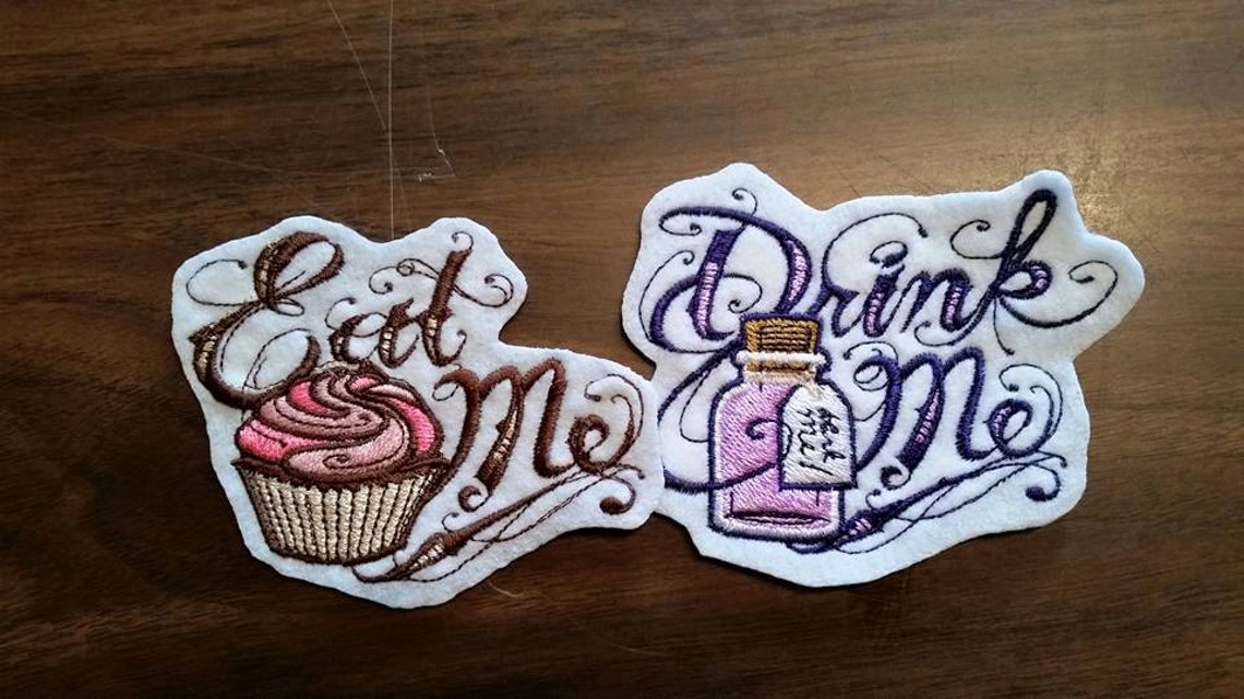 Eat Me Patch, Alice in Wonderland - Etsy
