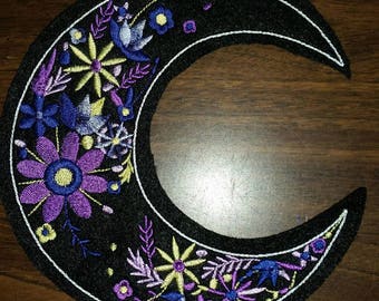 Bat Patch Moon Patch | Etsy