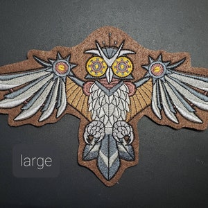 Owl Patch,steampunk Owl Patch - Etsy