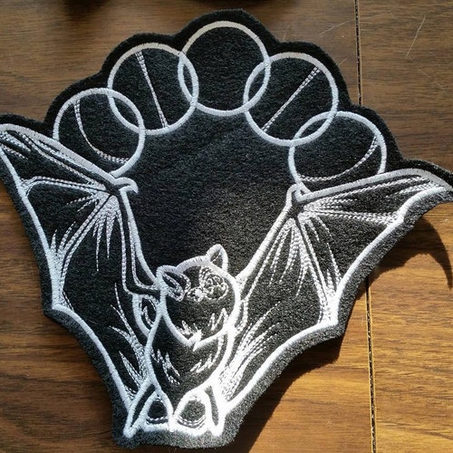 Bat Patch Moon Patch - Etsy