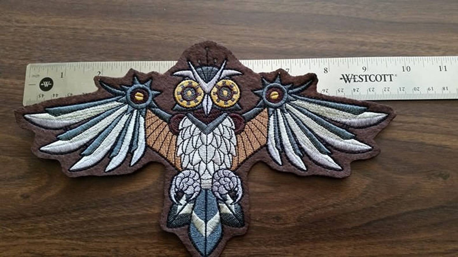 Owl Patch,steampunk Owl Patch - Etsy