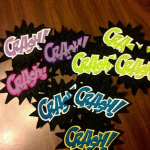 Crash Patch, Super Hero,comic - Etsy