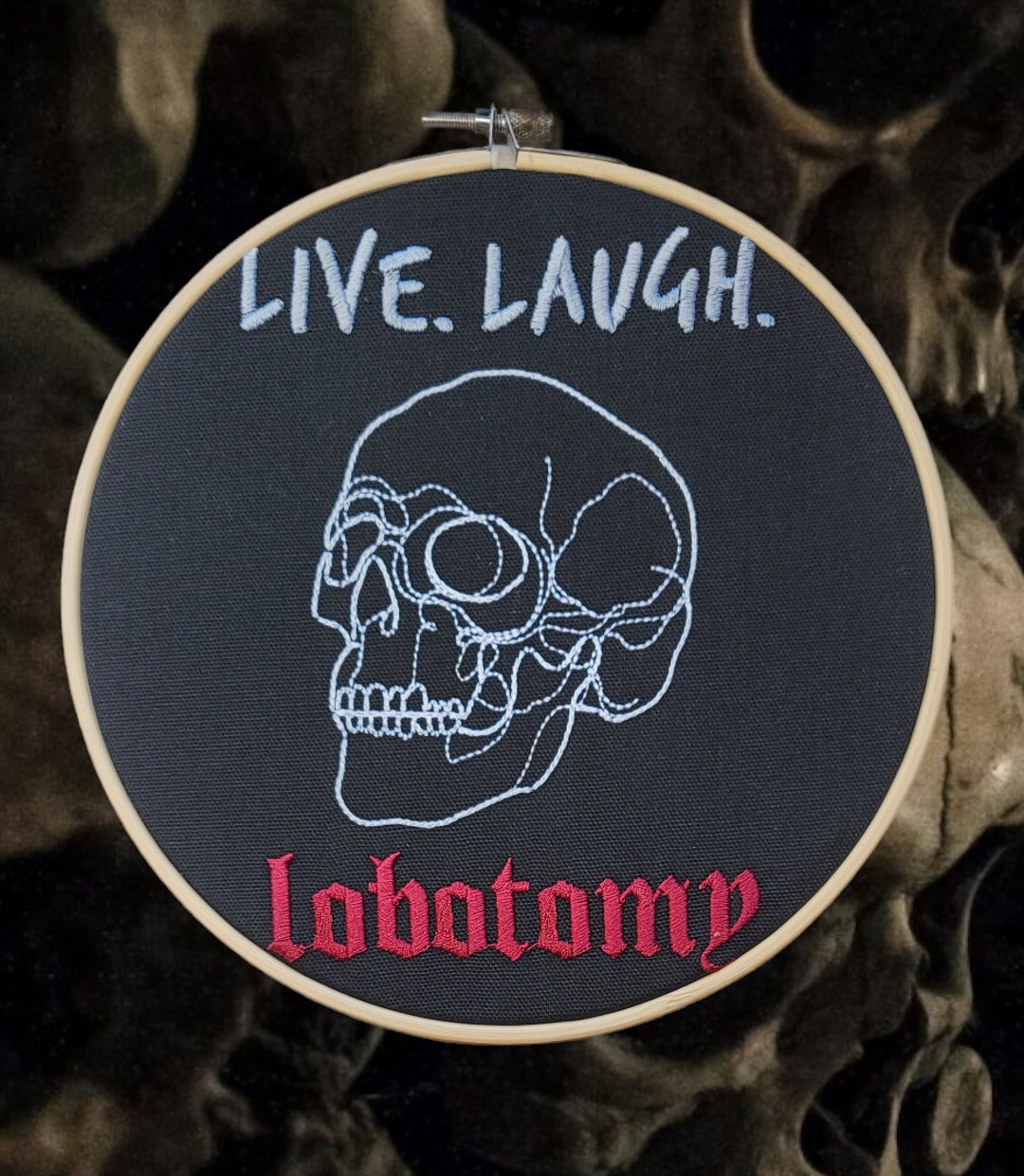 Live, Laugh,labotomy Art - Etsy