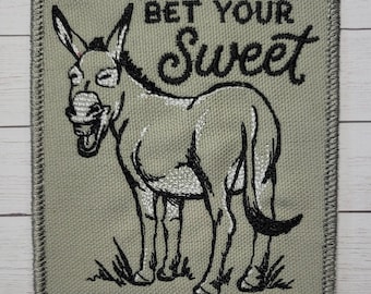 Tough Donkey Patch 343 2 Inch Diameter Embroidered Patch - Etsy