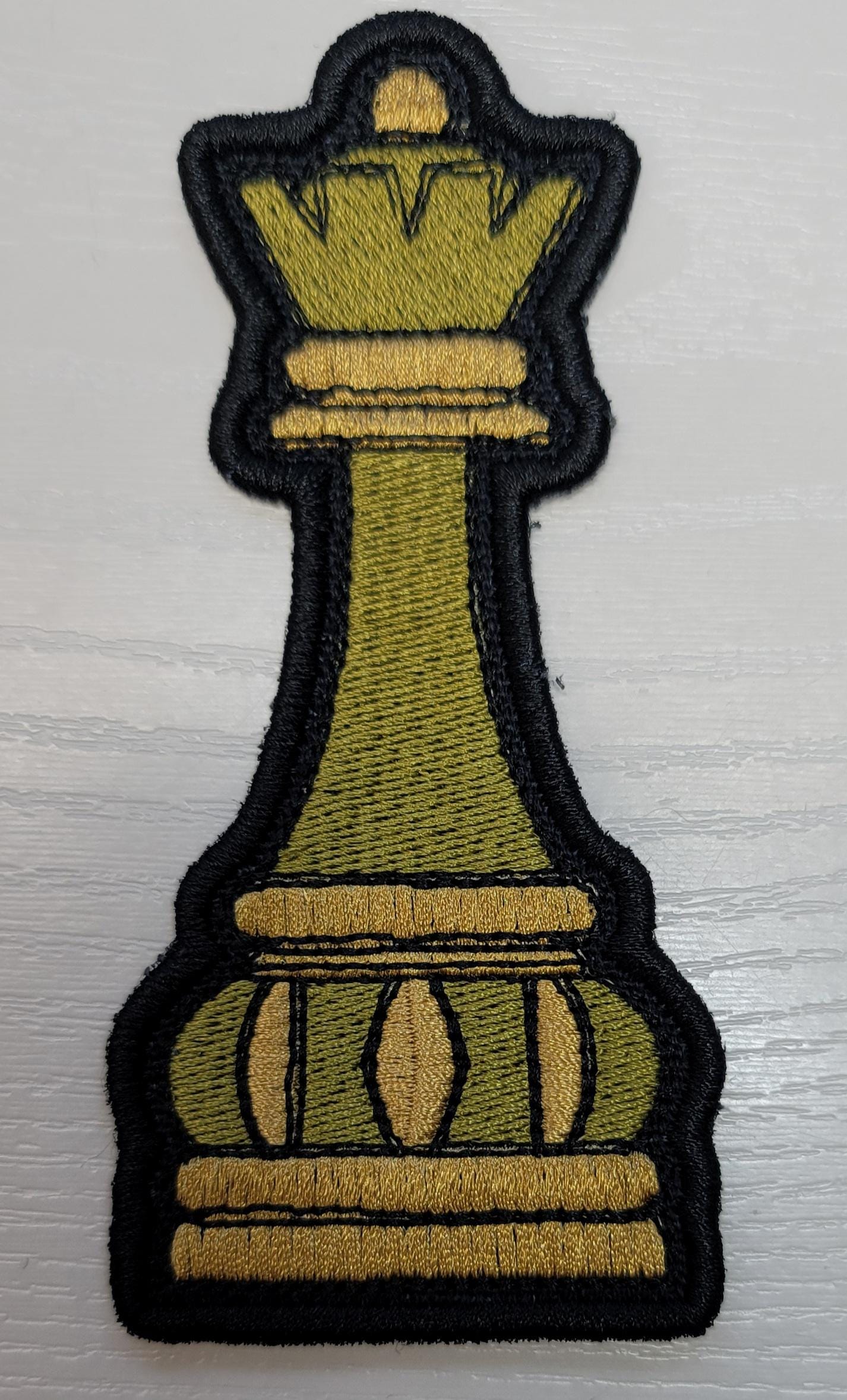 Chess Piece Embroidered Patch. - Etsy