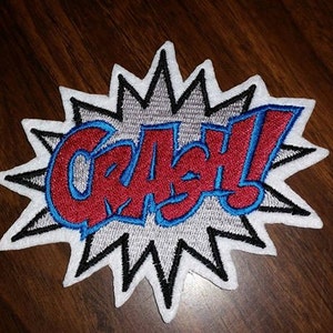 Crash Patch, Super Hero,comic - Etsy
